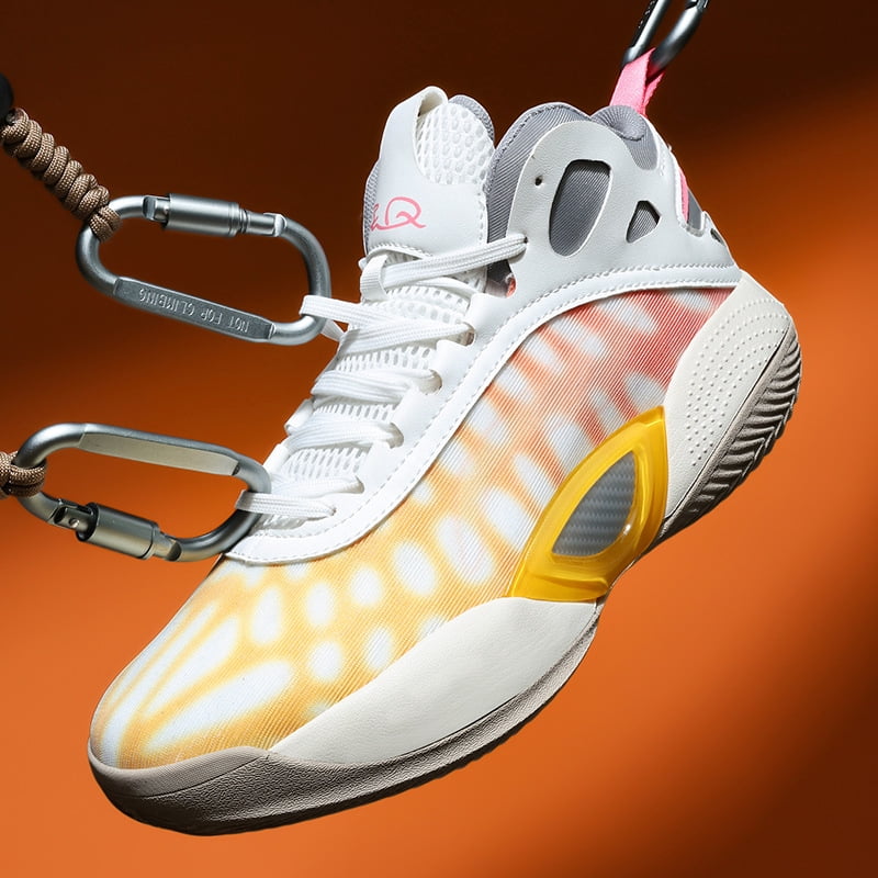 Basketball Shoes, High-top Non-slip Squeaking, Men Competition Court ...
