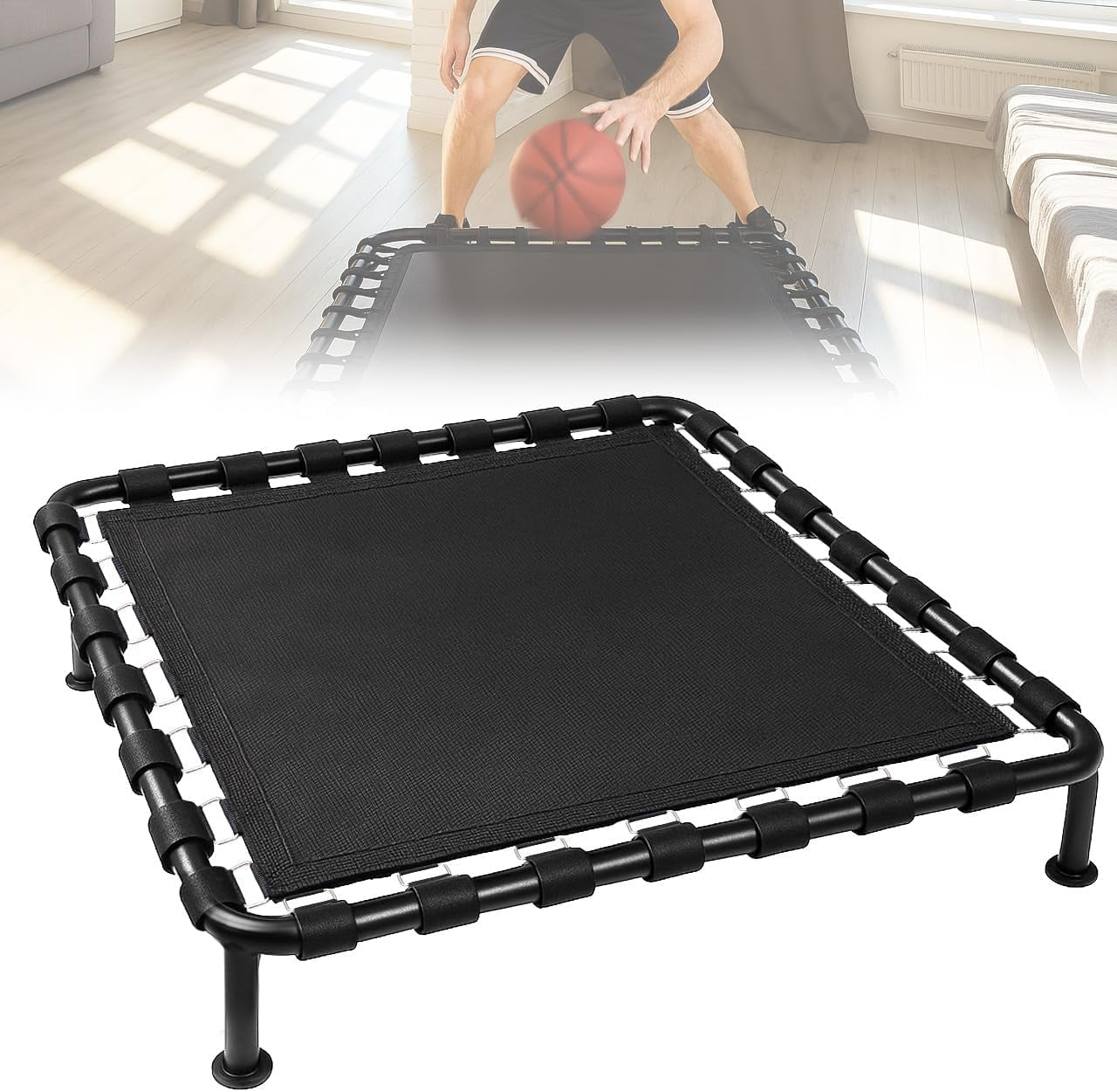Basketball Silent Training Pad, No Noise Mat for Pro Basketball ...