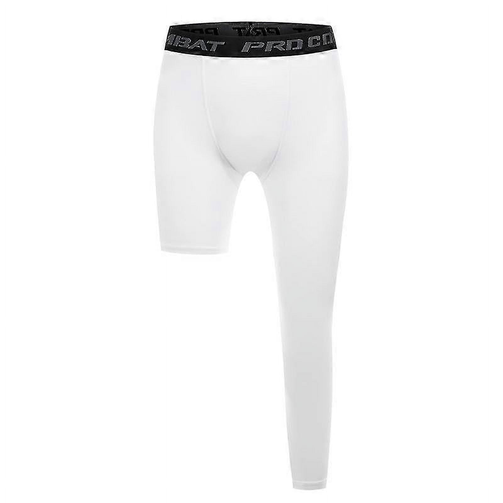 Basketball Single Leg Compression Tights Long Pants Sports Leggings ...