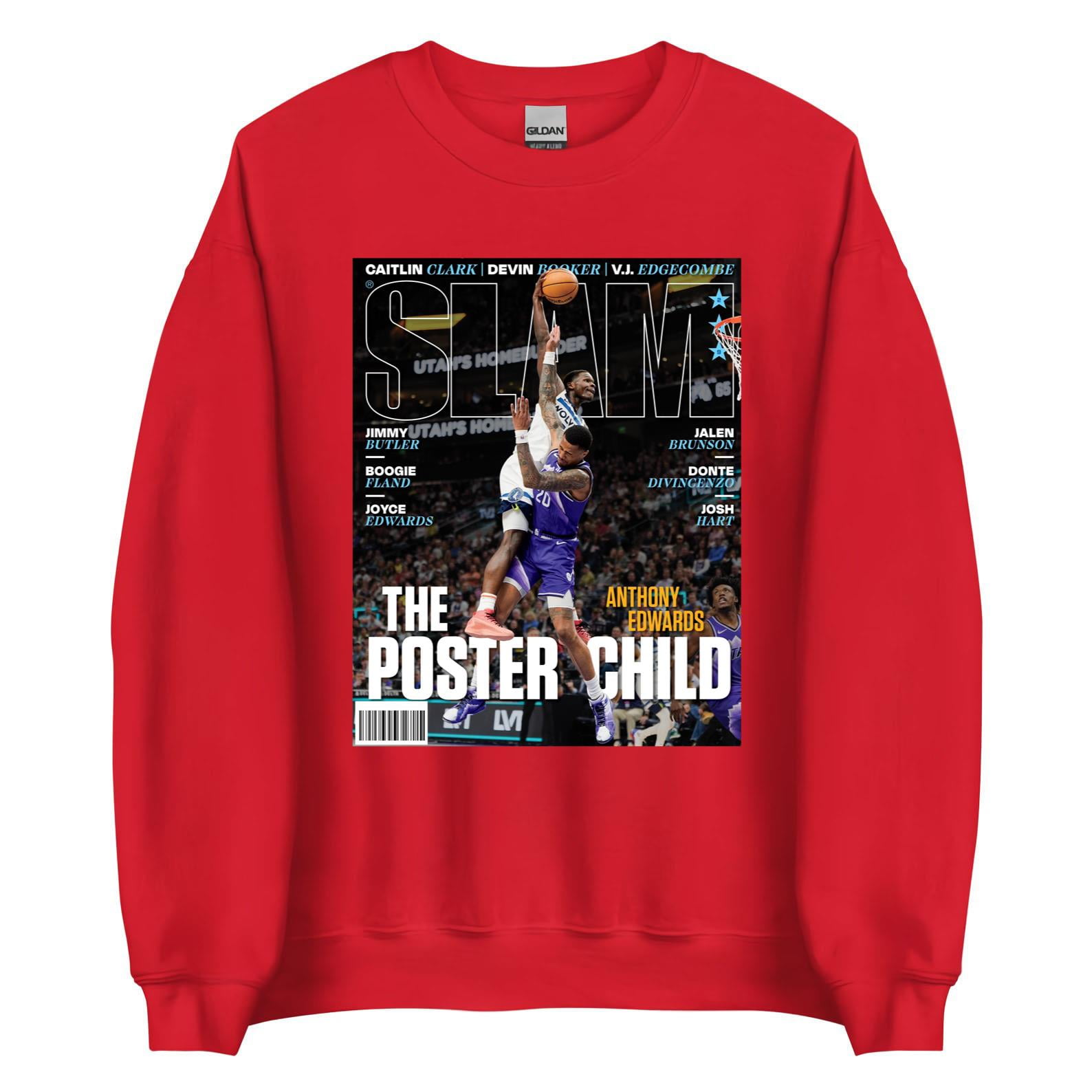 Basketball Slam Poster Graphic Tee, Sports Fan Apparel - Walmart.com