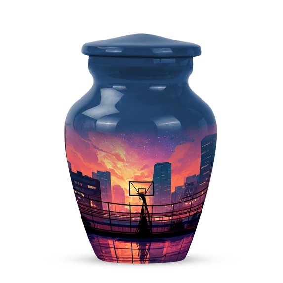 Basketball Small Keepsake Urn For Adult Female Mother, Human Urns For ...