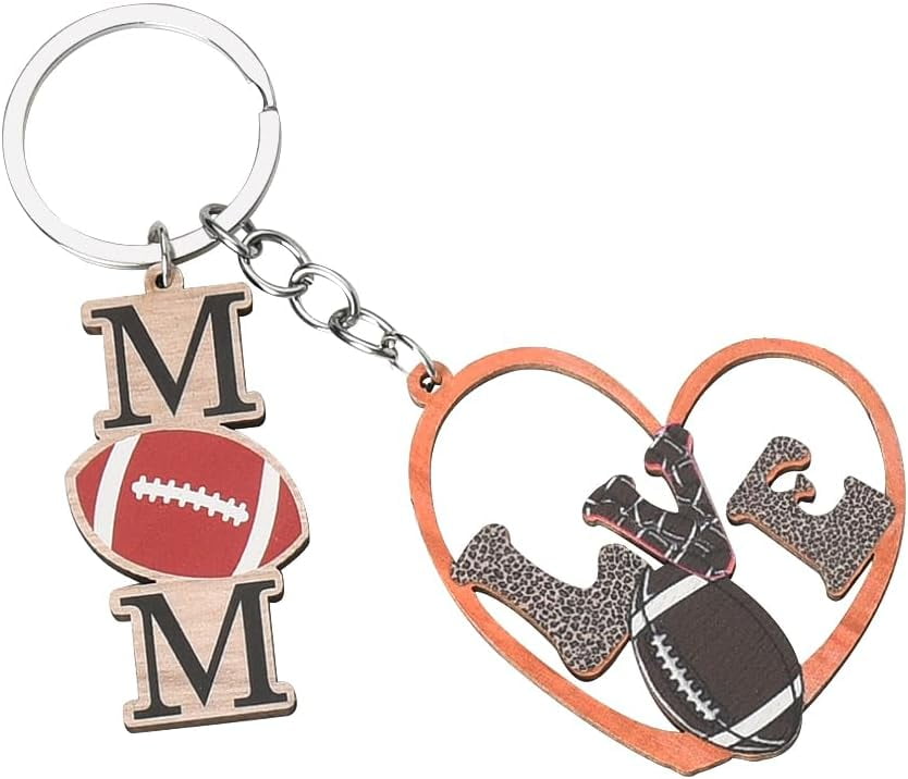 Basketball Softball Baseball Soccer Rugbyball Volleyball Mom Keychain ...