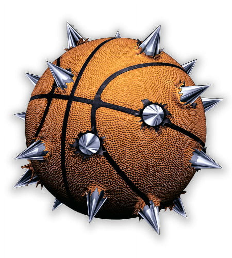 Basketball Spikes - 12" Vinyl Sticker Waterproof Decal - Walmart.com