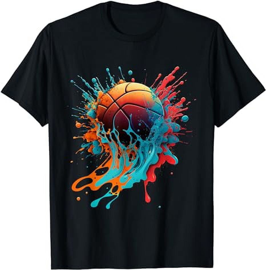 Basketball Splash Baller Basketball Player Team Player T-Shirt ...