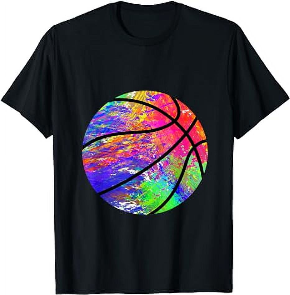 Basketball Splash Team Player Basketball Player Baller T-Shirt ...