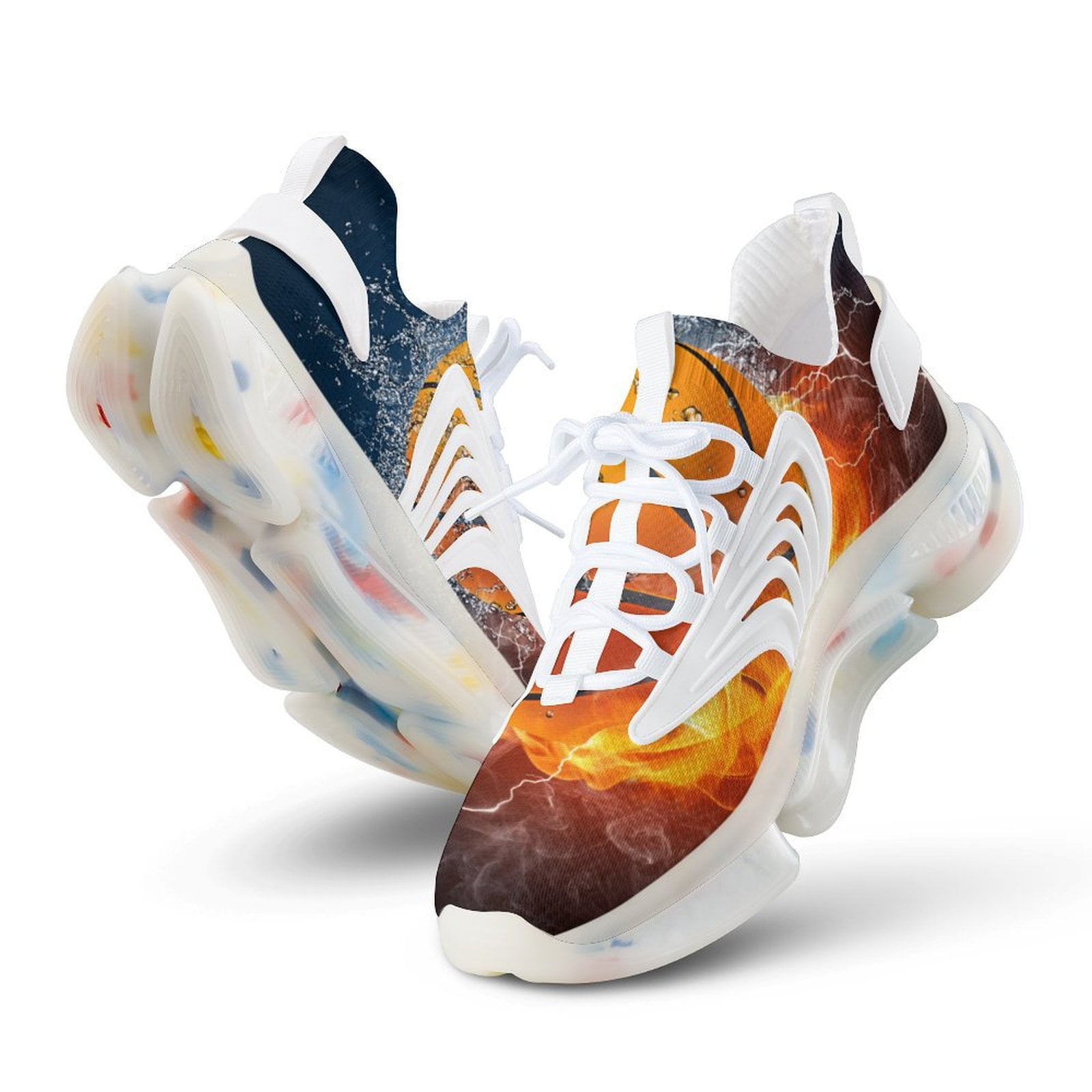 Basketball Sport Ball Walking Shoes for Men Woman Lightweight Tennis ...