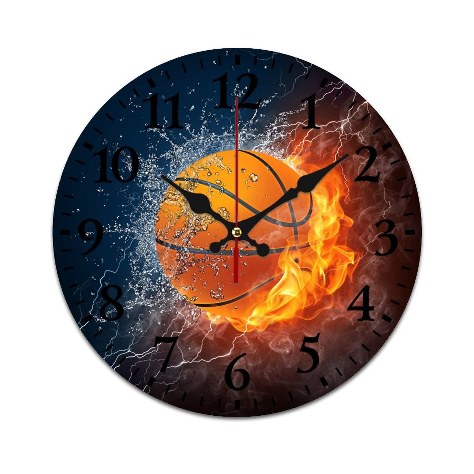 Basketball Sport Ball Wall Clock Modern Design Clocks Wall Hanging Home ...