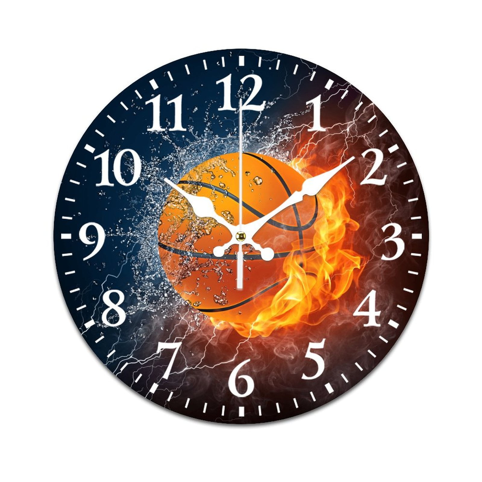 Basketball Sport Ball Wall Clock Modern Design Clocks Wall Hanging Home ...