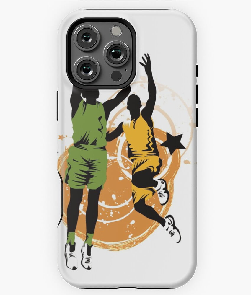 Basketball Sport Game Day Fan Player Phone Case for iPhone 16 15 14 13 ...