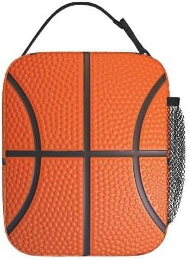 Basketball Sport Portable Lunch Bag Insulated Lunch Box Reusable Totes ...