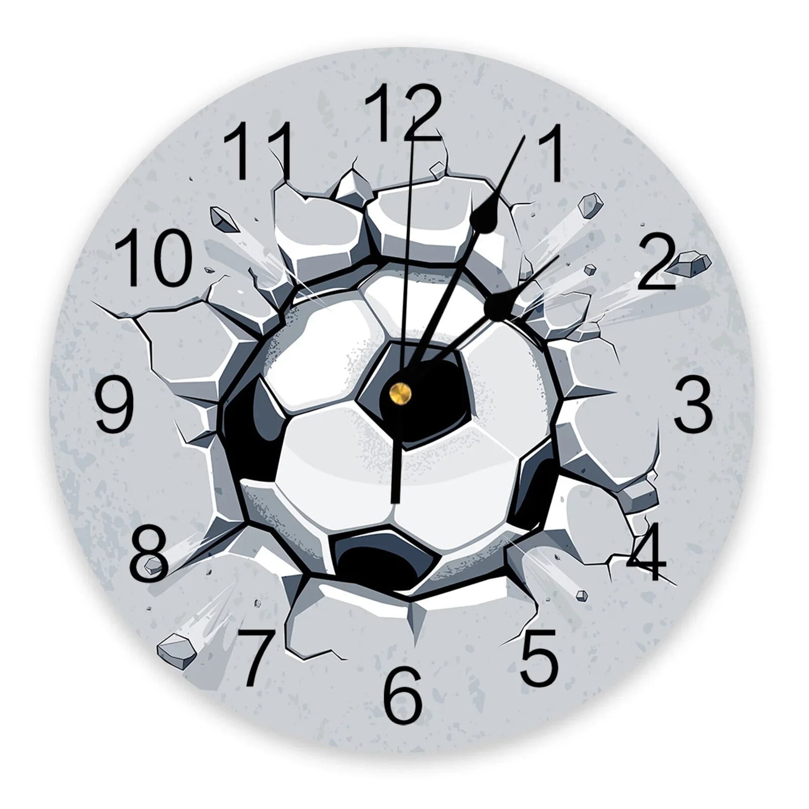 Basketball Sport Shooting PVC Wall Clock Modern Design Living Room ...