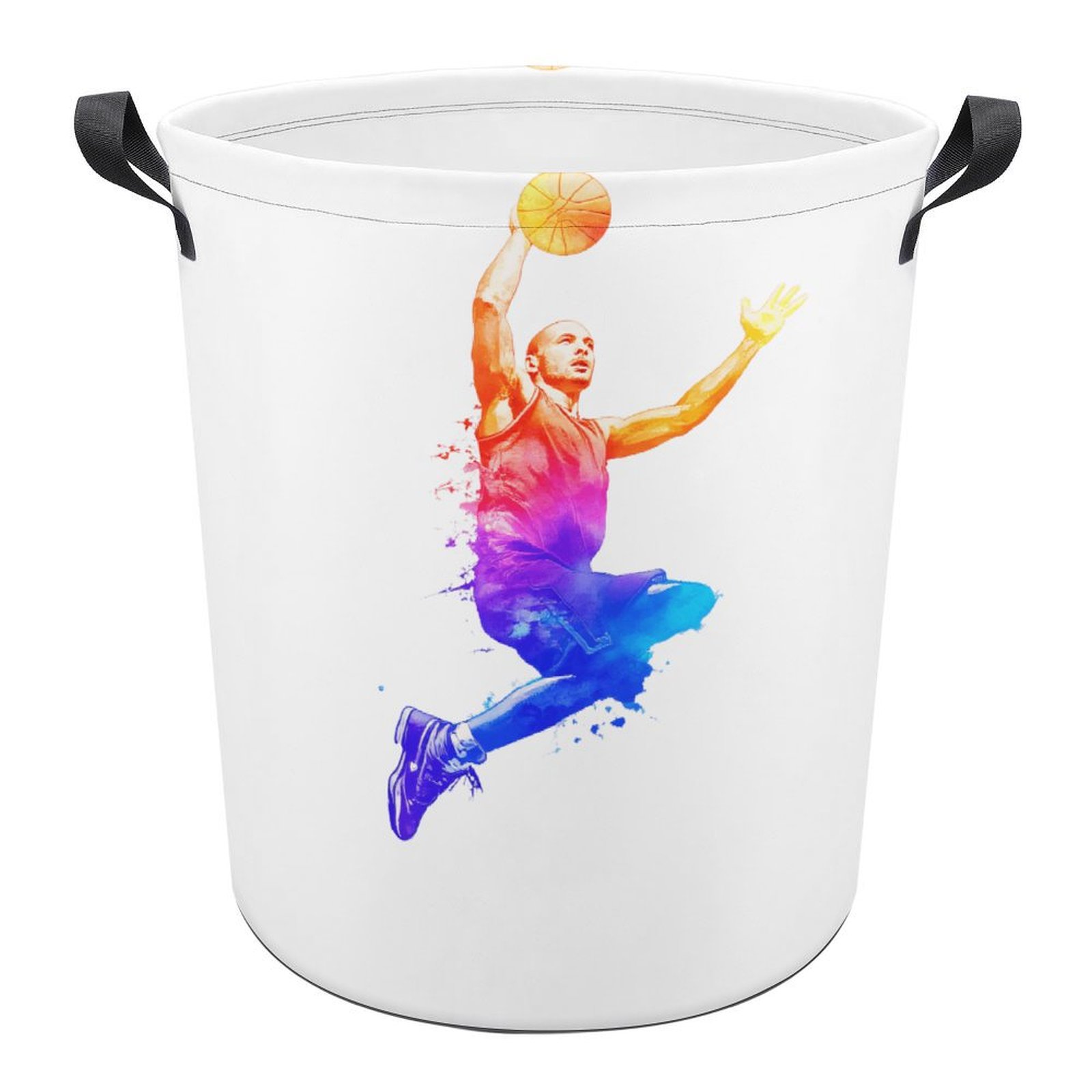 Basketball Sports Laundry Basket Storage Basket Controller Clothes ...