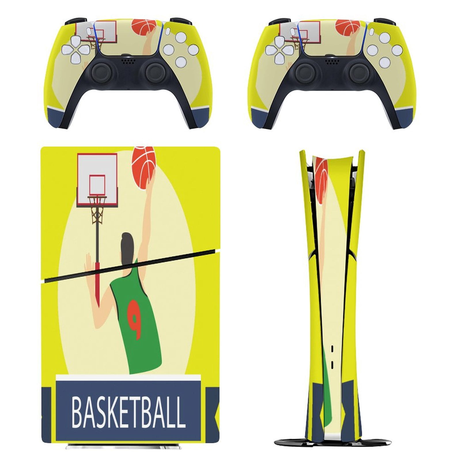 Basketball, Sports, Man PS5/PS5 Slim Digital Disc Skin Sticker For ...