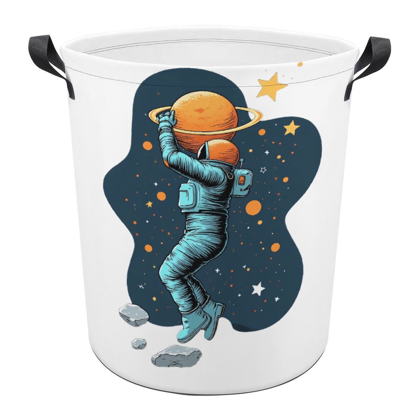 Basketball Sports Print Foldable Laundry Basket for Clothes Storage ...