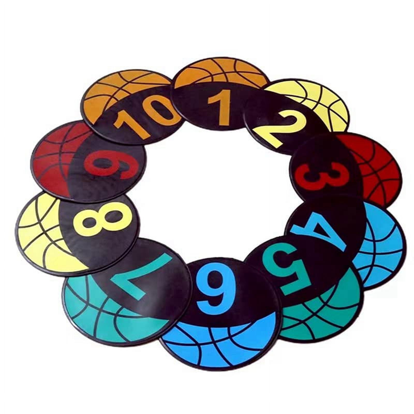 Basketball Spot Marker,Colorful Anti- Sports Training Markers,9 Inches ...