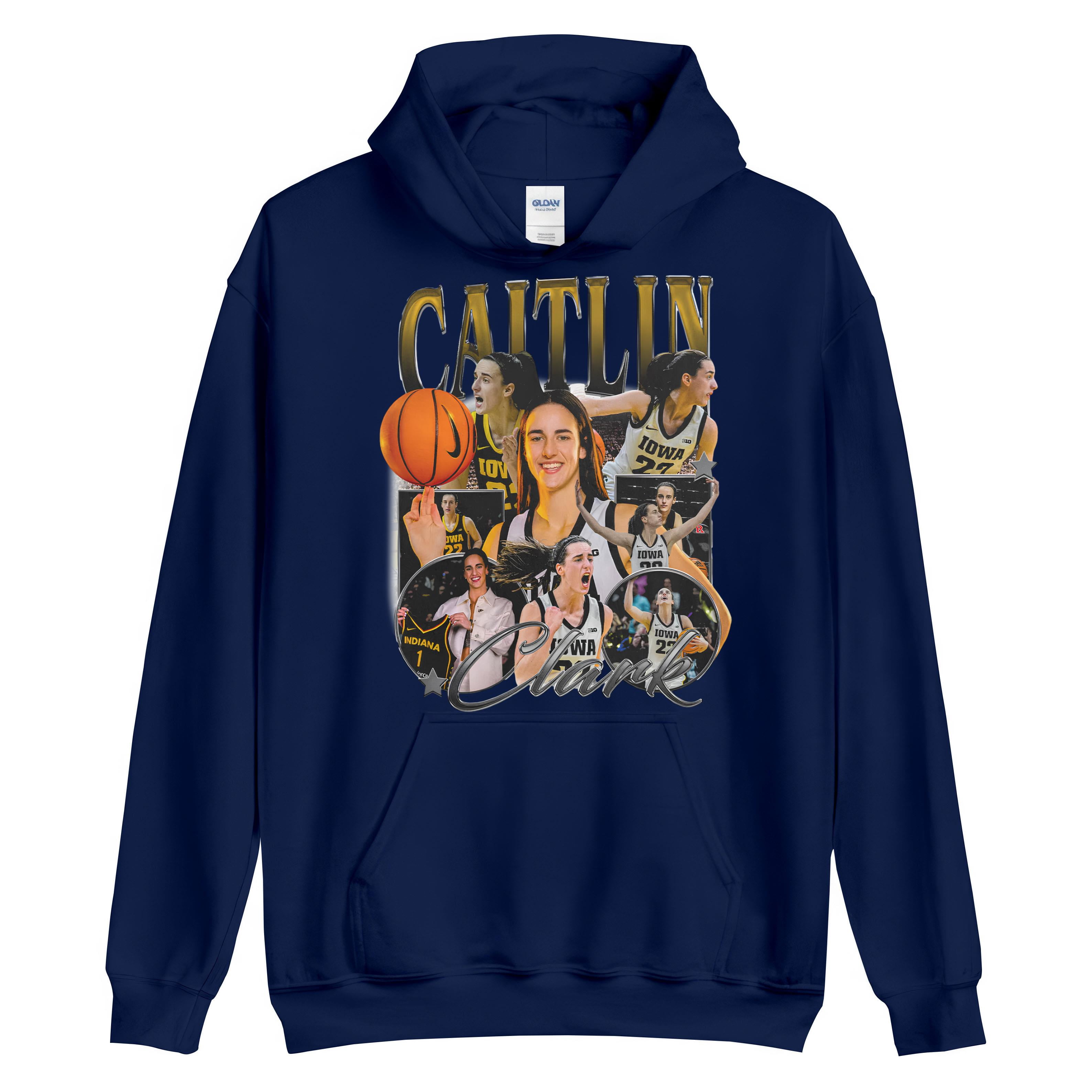 Basketball Star Iowa Graphic Tee - Sports Fan, Basketball Apparel ...