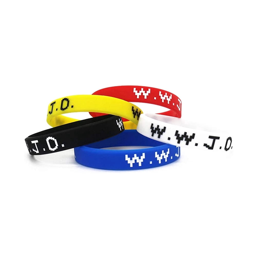 Basketball Star Iverson Same Style WWJD Wristband Sport Silicone ...