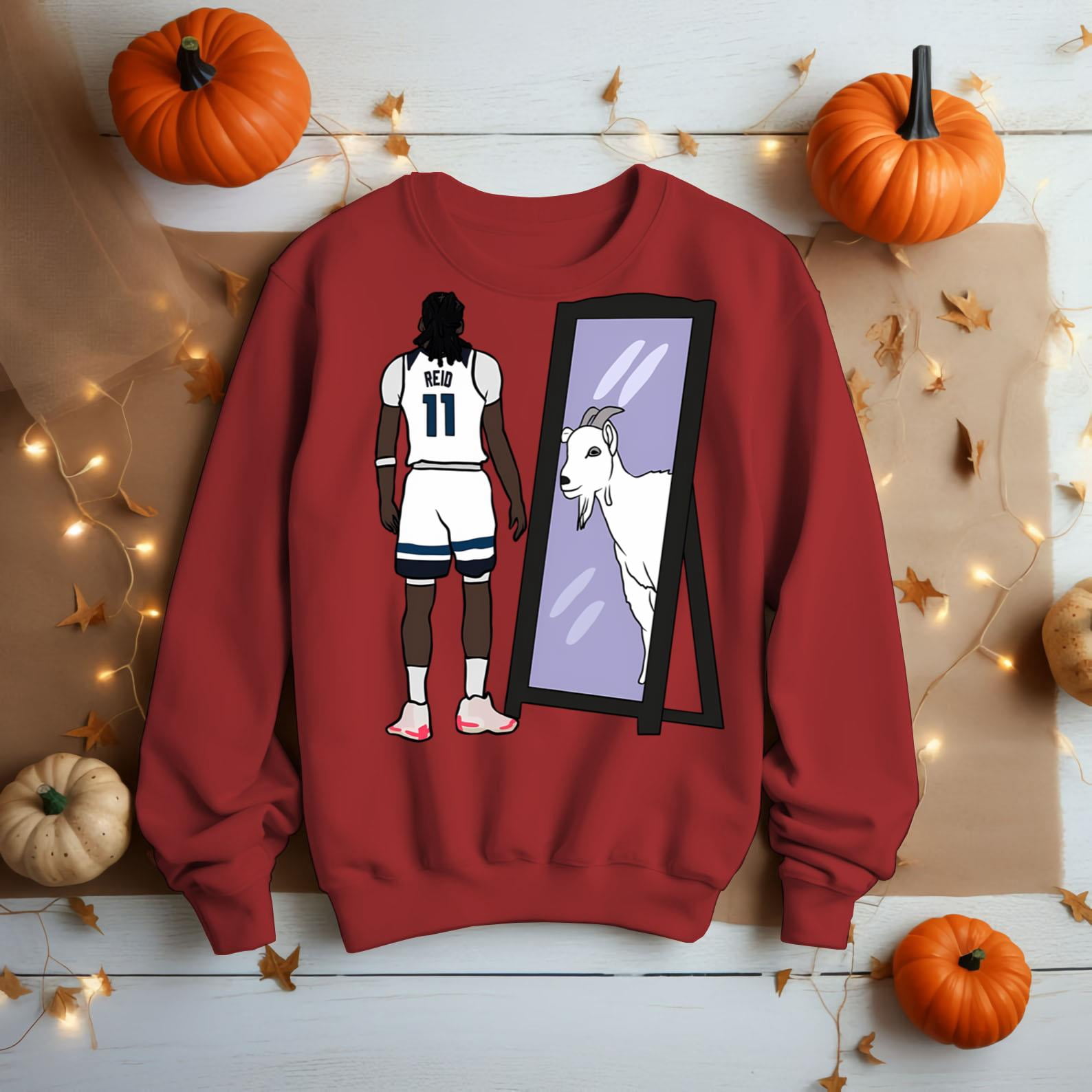 Basketball Star Mirror GOAT Tribute Graphic Shirt - Size S-3XL ...