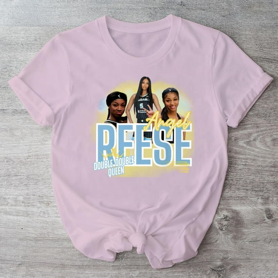 Basketball Stat Queen Tribute Tee, Double Double Court Legend Graphic ...