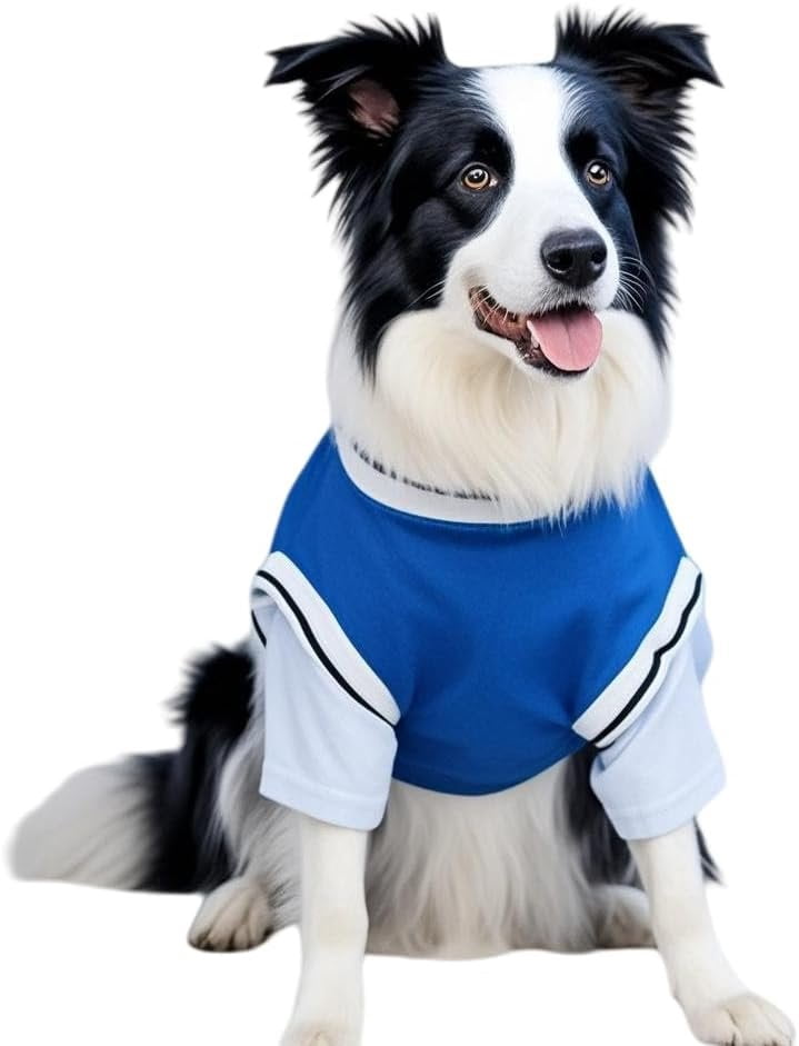 Basketball Style T-Shirt, Color Block Two- Pet Clothes for Medium Large ...