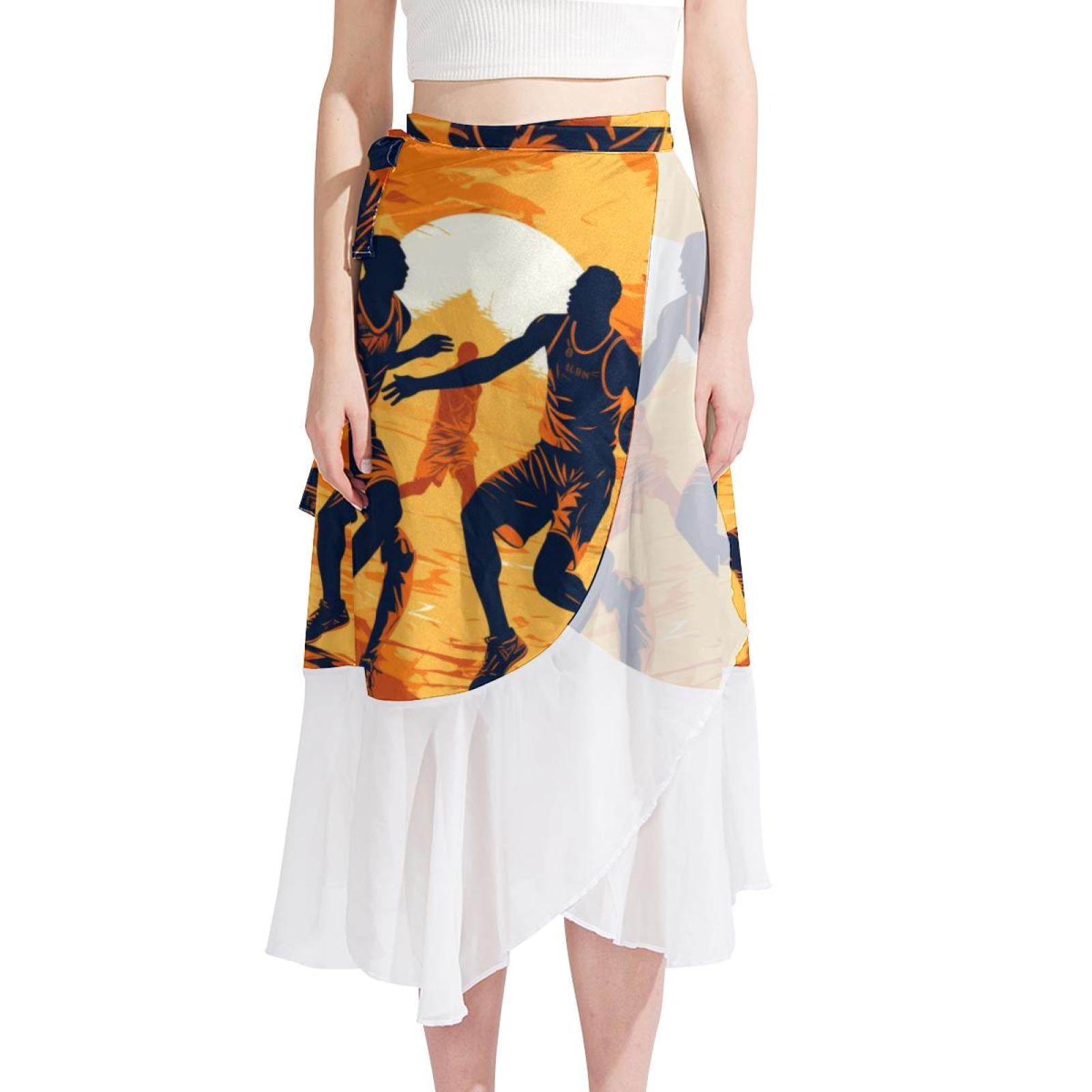 Basketball Stylish Chiffon Beach Dresses with Polyester Straps - for Summer Days and Beach ...