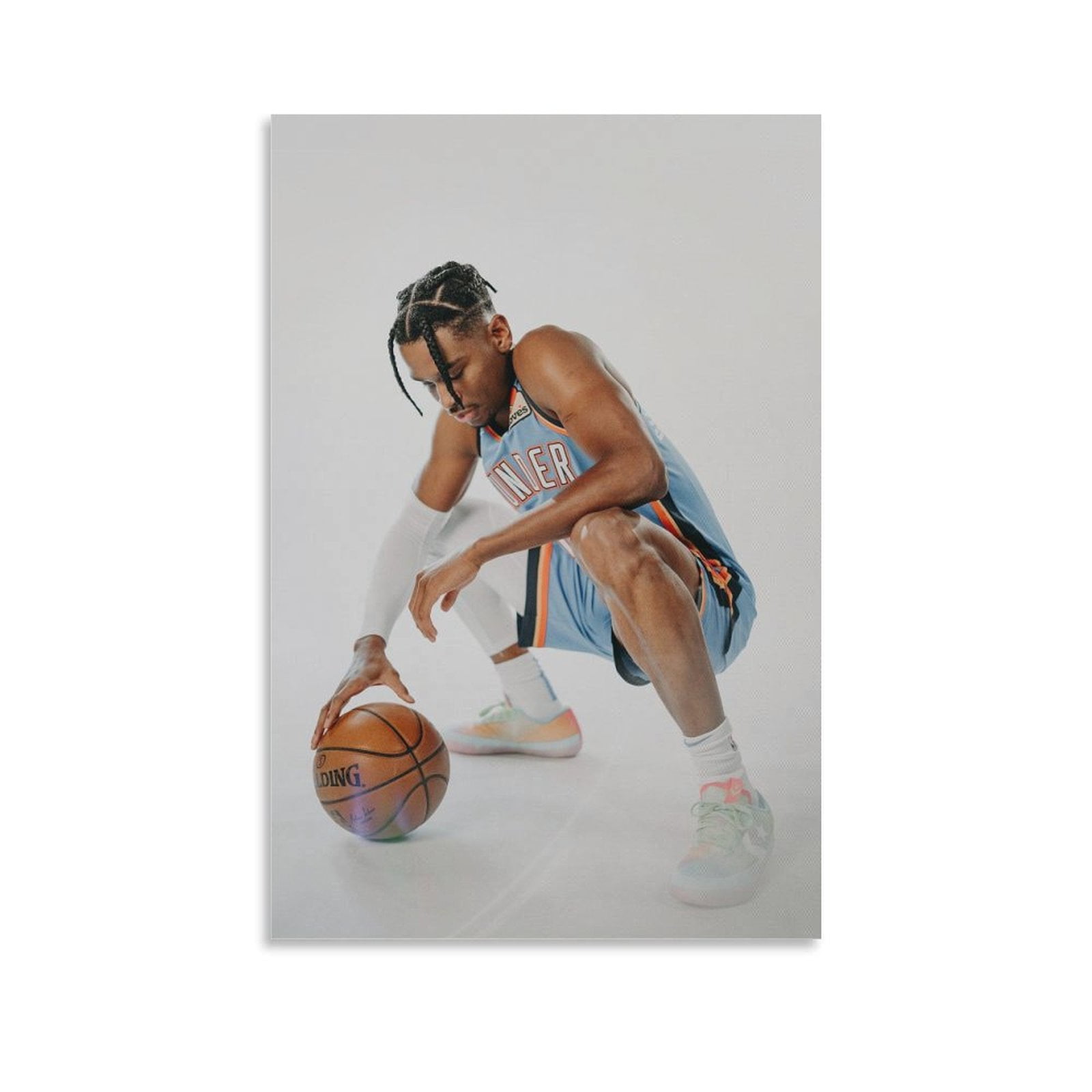 Basketball Superstar Shai Gilgeous-Alexander Poster Wall Art Poster ...