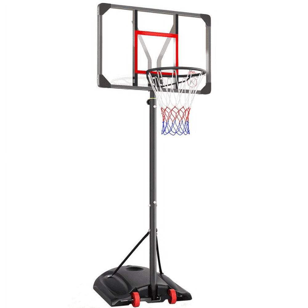 Basketball System,Adjustable Height 77" - 102"(6.46ft - 8.53ft ...