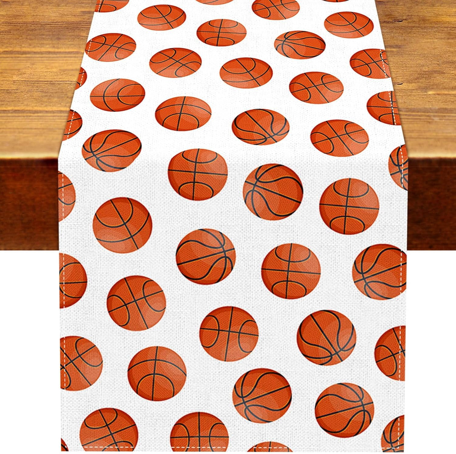 Basketball Table Runner Senior Night 2025 Decoration Sports Ball Themed ...