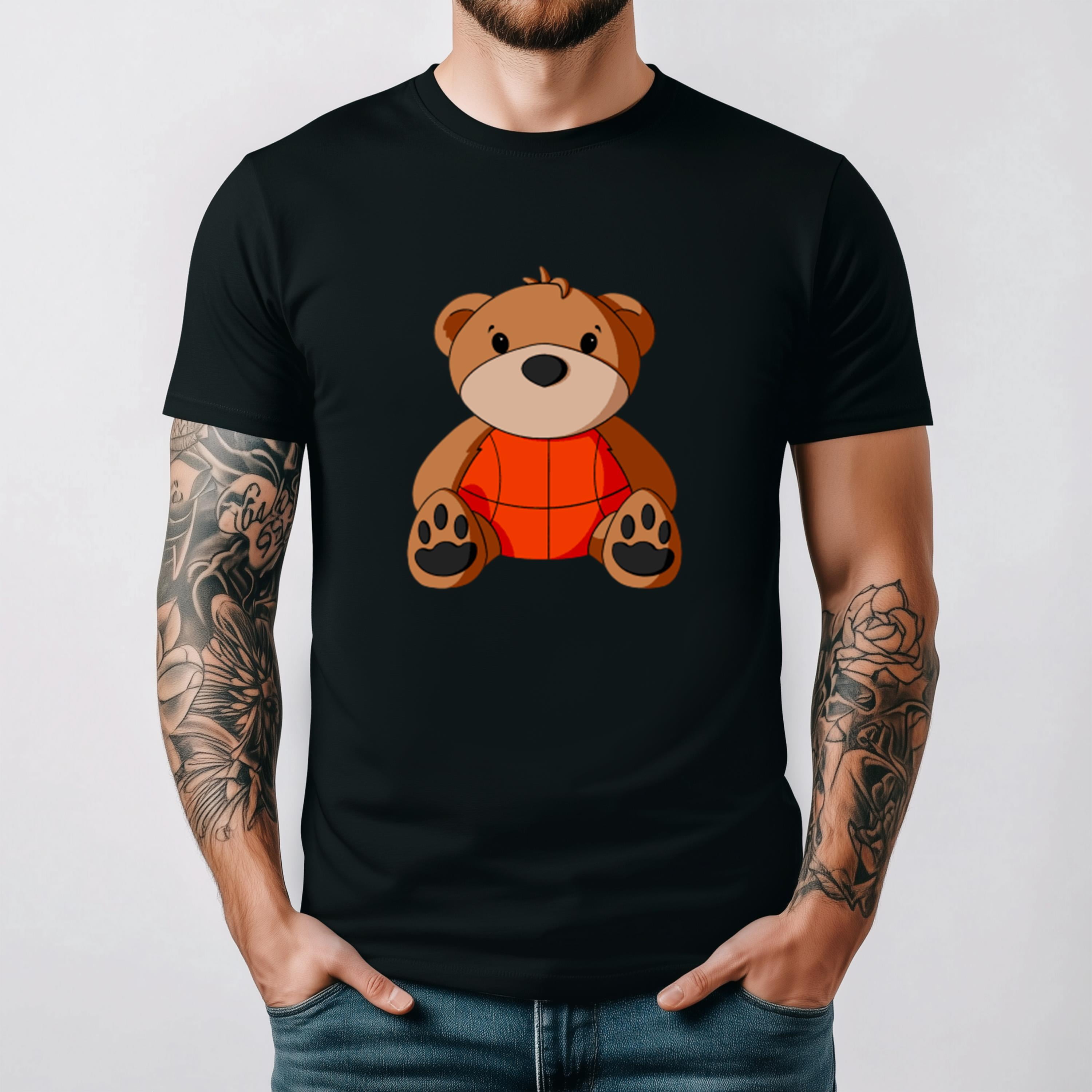 Basketball Teddy Bear Funny Sport Game Ball Hoop Unisex T-Shirt up to ...
