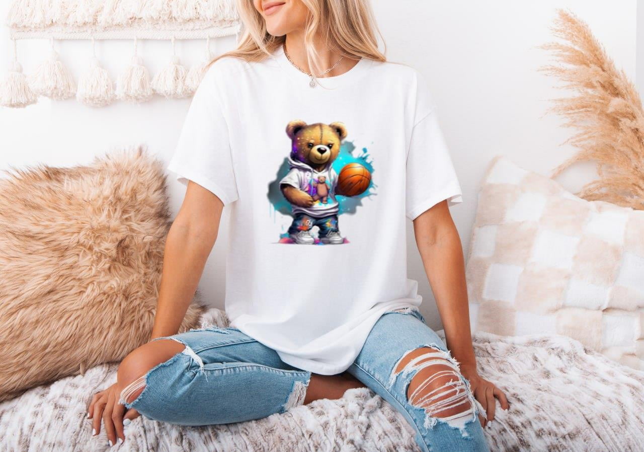 Basketball Teddy Bear Shirt, Sweatshirt, Hoodie – Sporty & Cute Upgrade ...