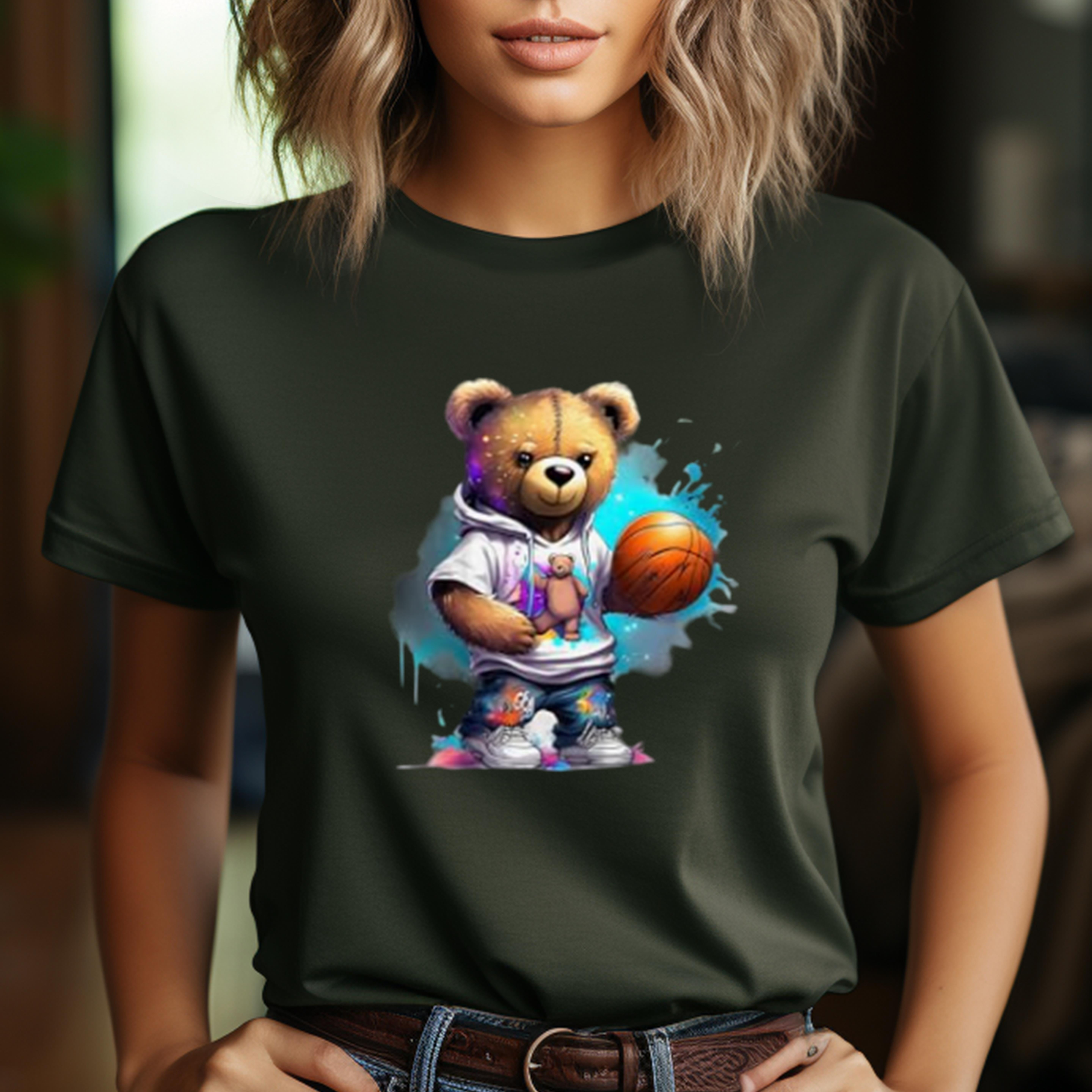 Basketball Teddy Bear Urban Style Shirt, Sweatshirt, Hoodie, for men ...