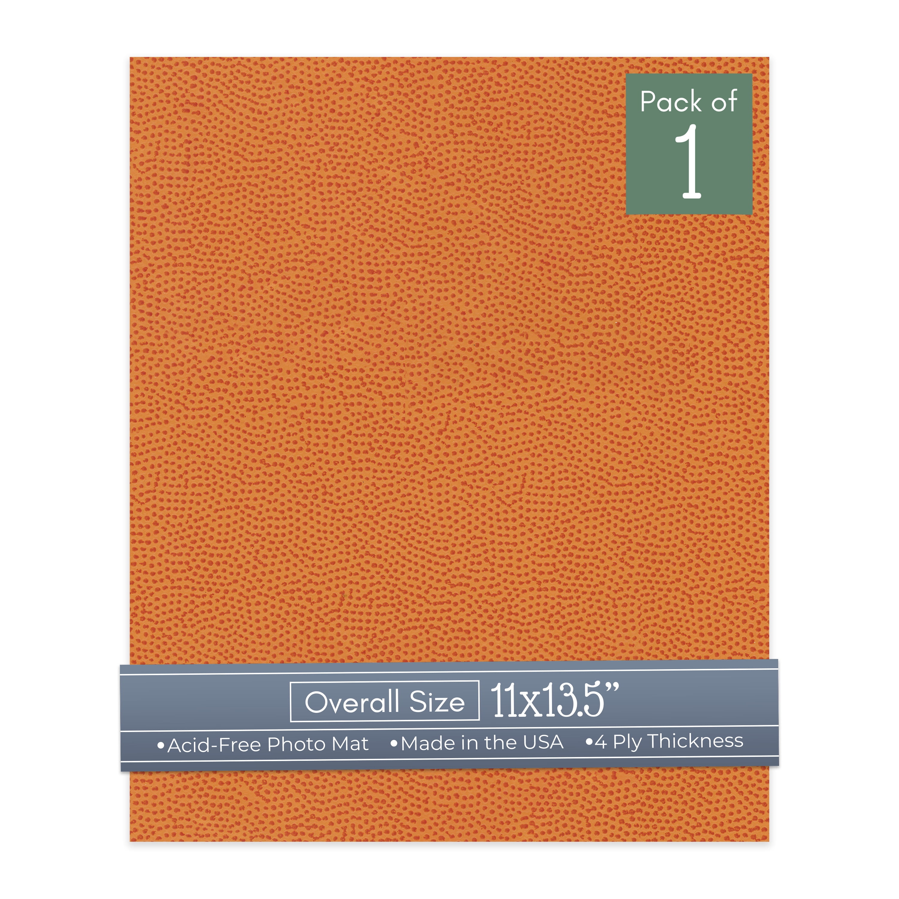 Basketball Texture 11x13.5 Uncut Art Mat Board - No Opening - 1 Mat ...