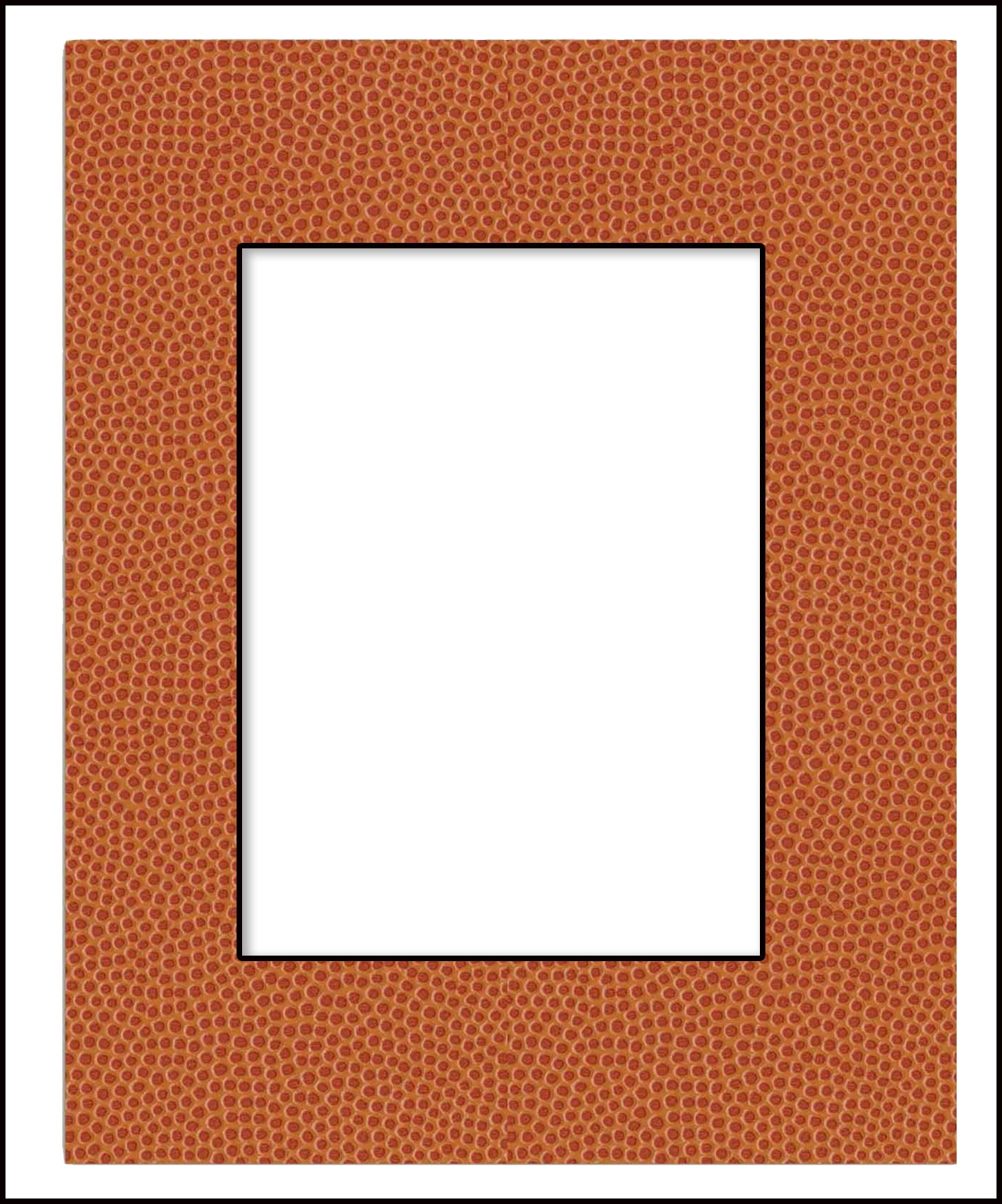 Basketball Texture 22x28 Picture Frame Mats with White Core for 20x24 ...
