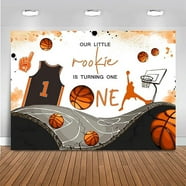 Basketball Happy Birthday Backdrop Banner , Basketball Birthday ...