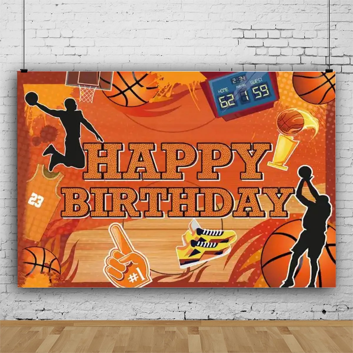 Basketball Theme Sport Stars Kids Boy Birthday Party Decoration ...