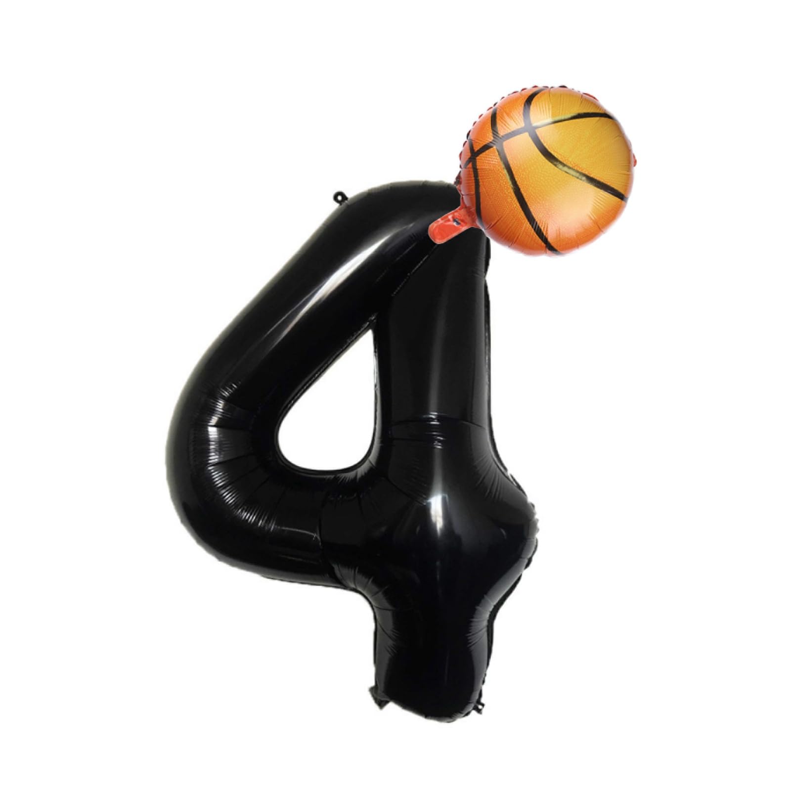 Basketball Themed 4th PriNst Birthday Party Balloons，40inch Black ...