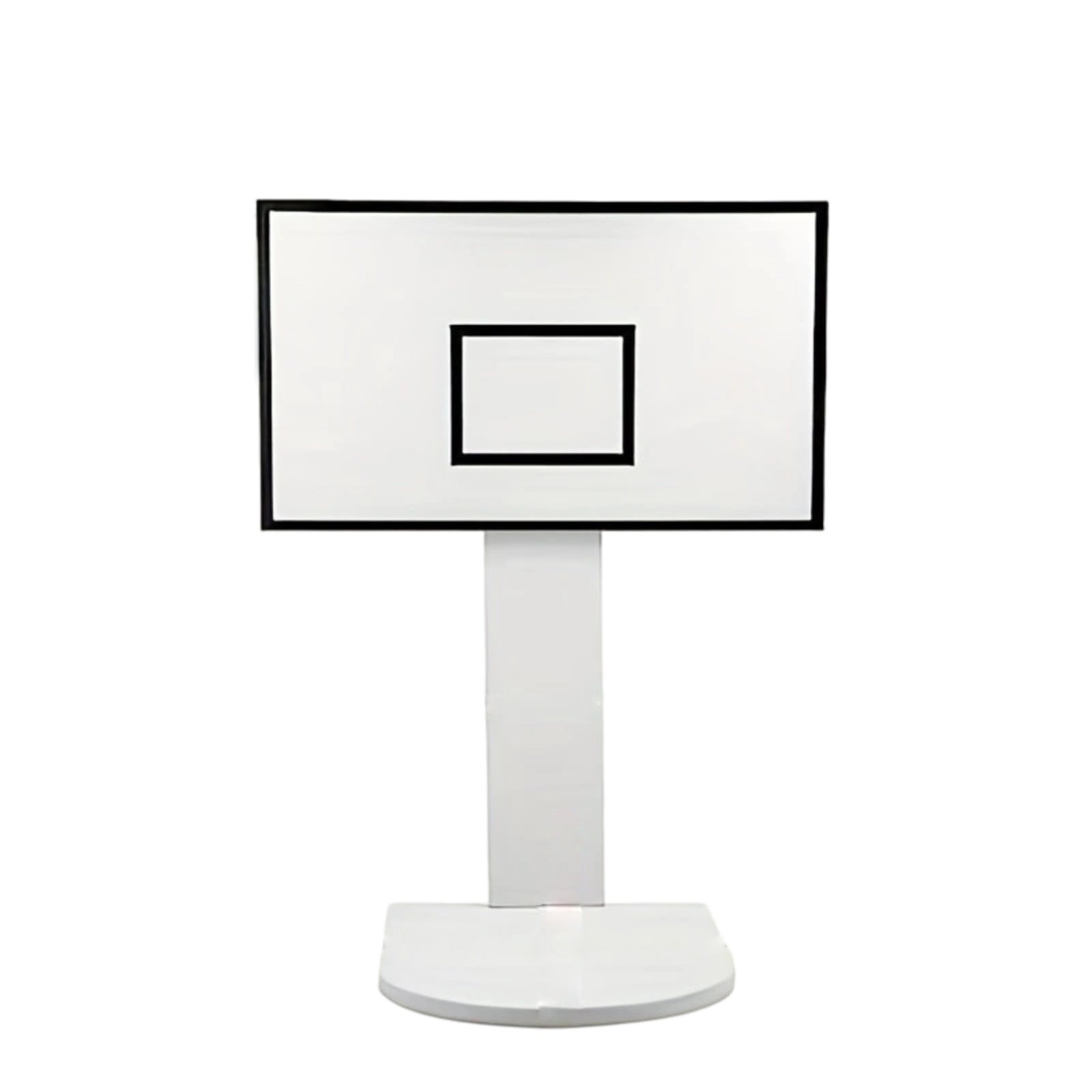 Basketball Themed Trash Can with Backboard Holder - Fun Sports Waste ...