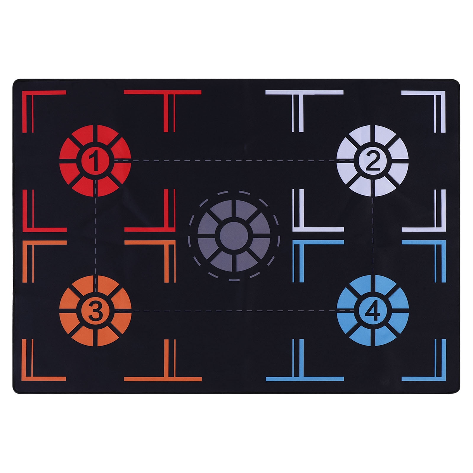 Basketball Training Mat Rubber Basketball Footstep Pad Training System ...