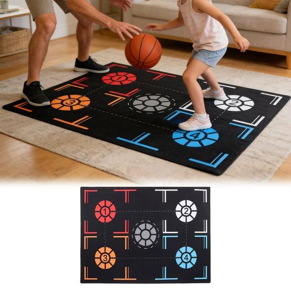 Basketball Training Mats, Basketball Door Mat Rubber, Silent Absorbing ...