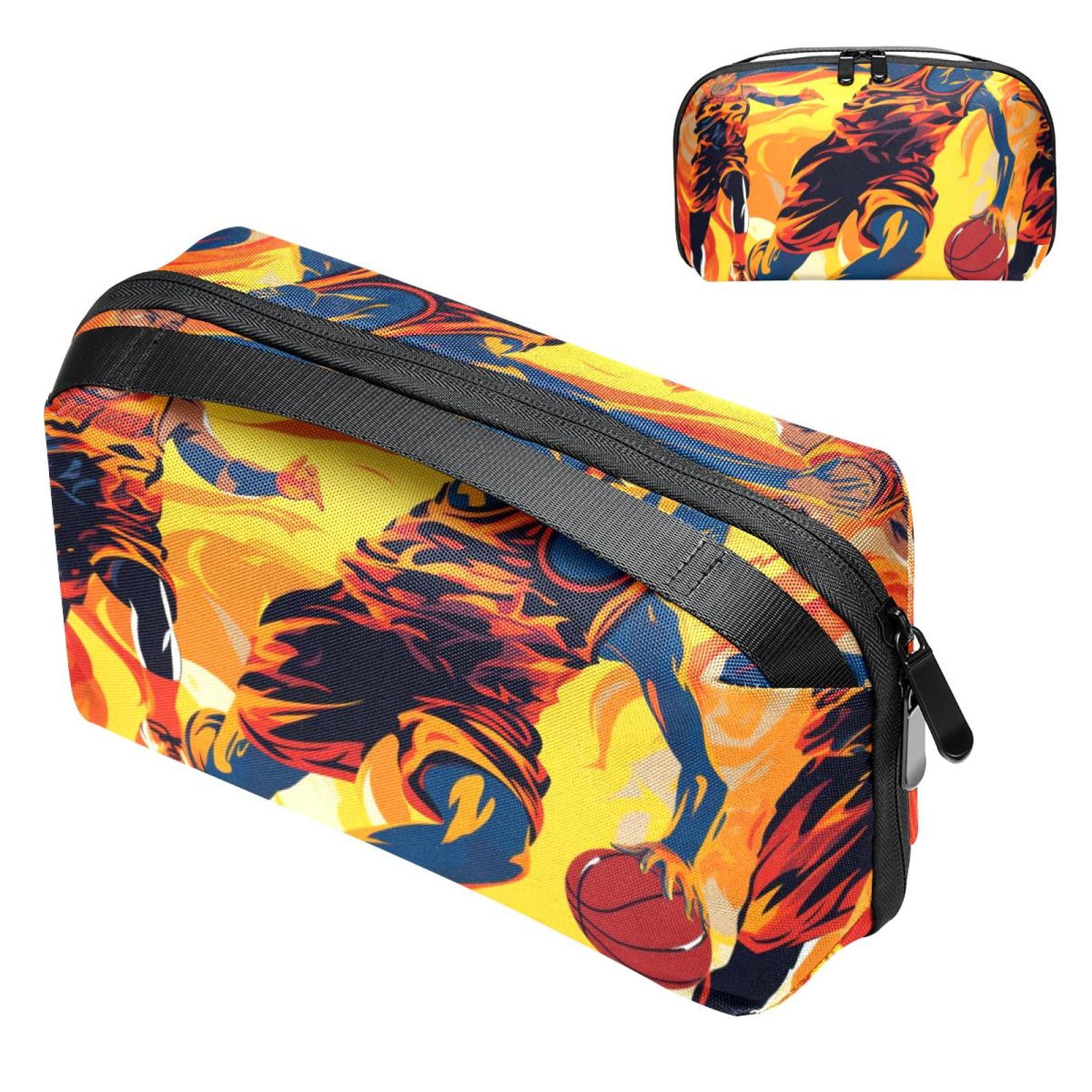 Basketball Travel Organizer Hard Drive Case Small Travel Case USB Cable ...