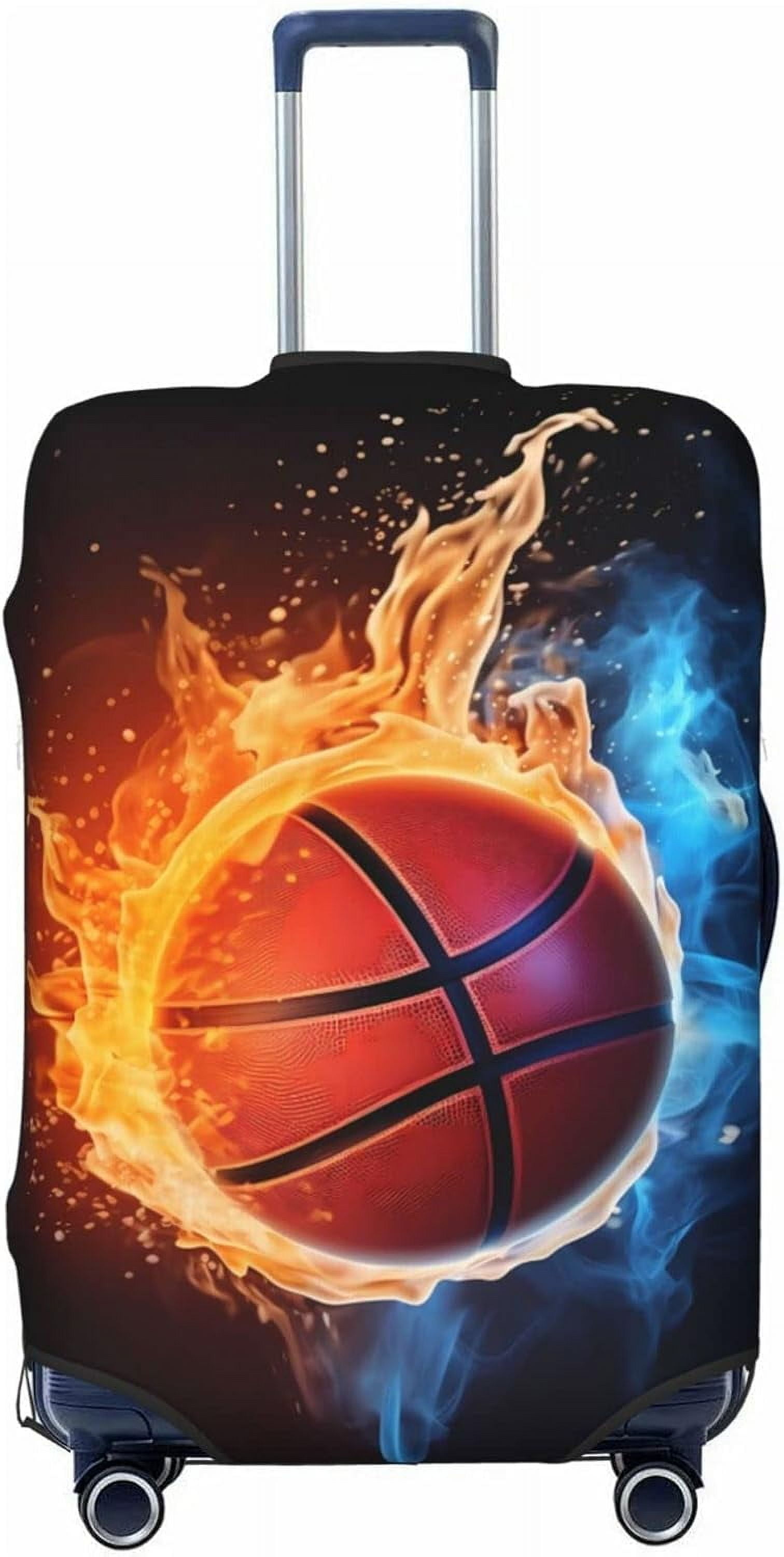 Basketball Travel Suitcase Cover, Fire and Water Washable Luggage Cover ...