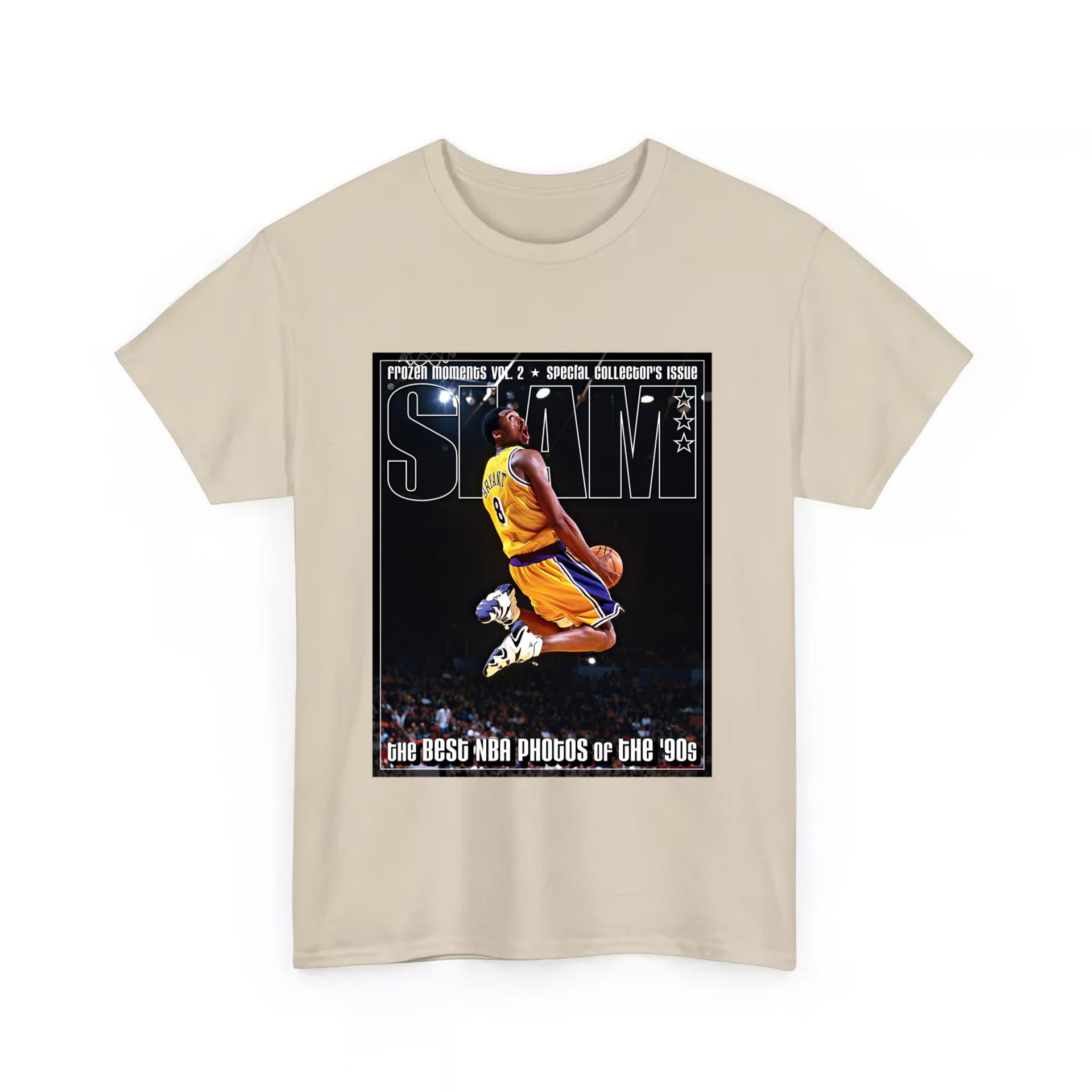Basketball Tribute Graphic T-Shirt, Slam Cover Design, Sports Fan ...