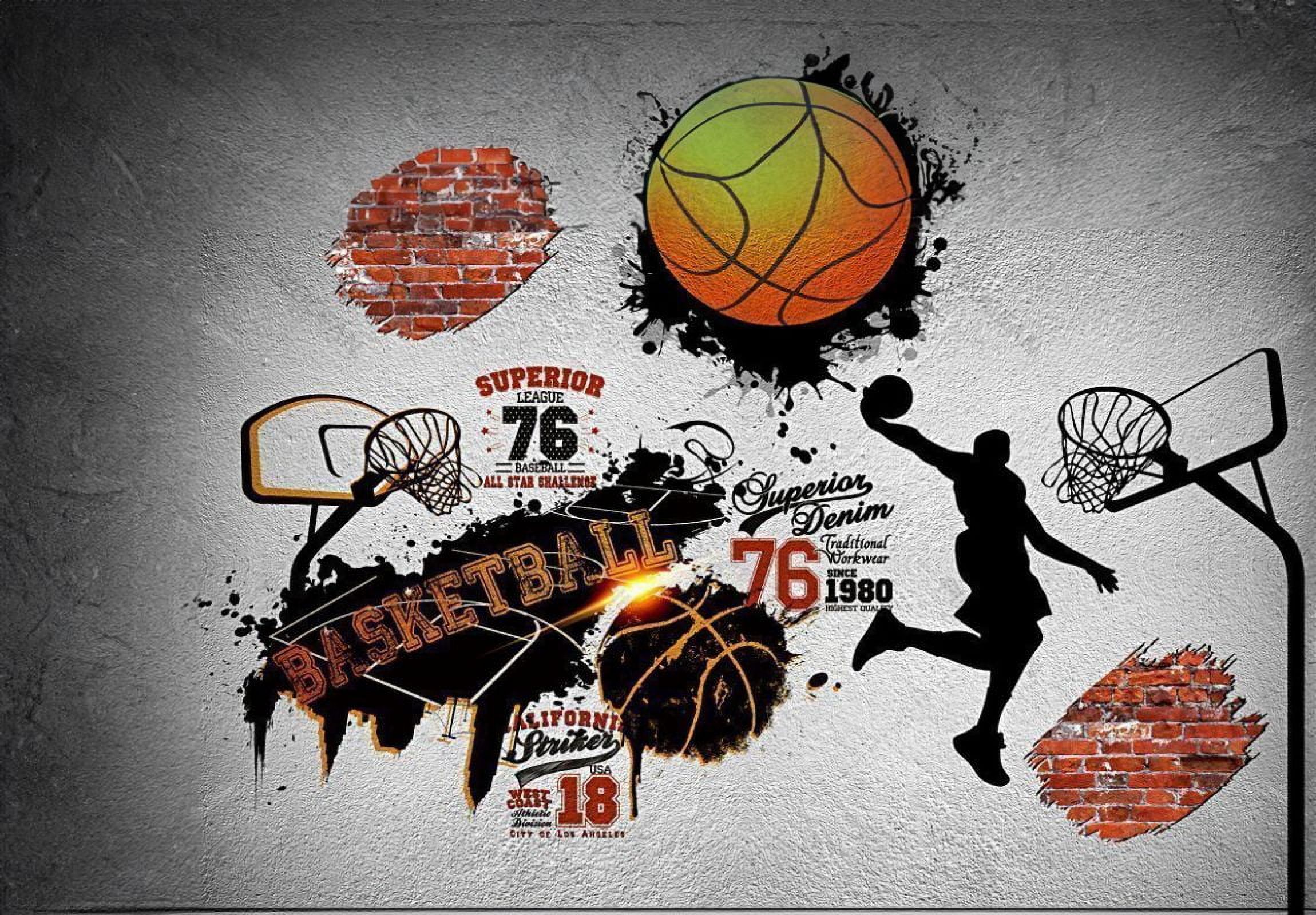 Basketball Vinyl Custom Birthday Backdrop Background Party Photography Backdrops Create Corner ...