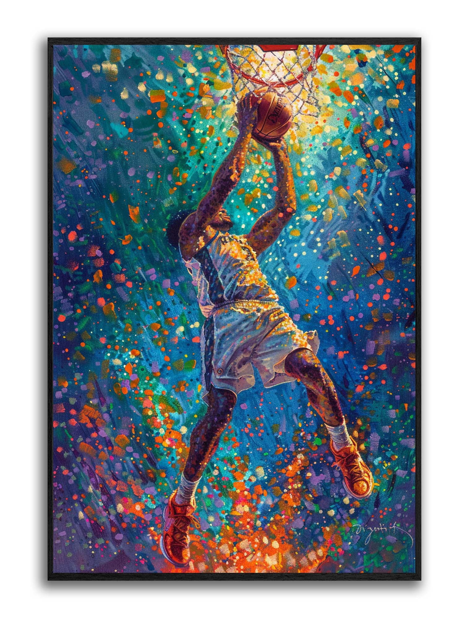 Basketball Wall Art Sports Wall Decor Boys Bedroom Decor Wall Art For ...