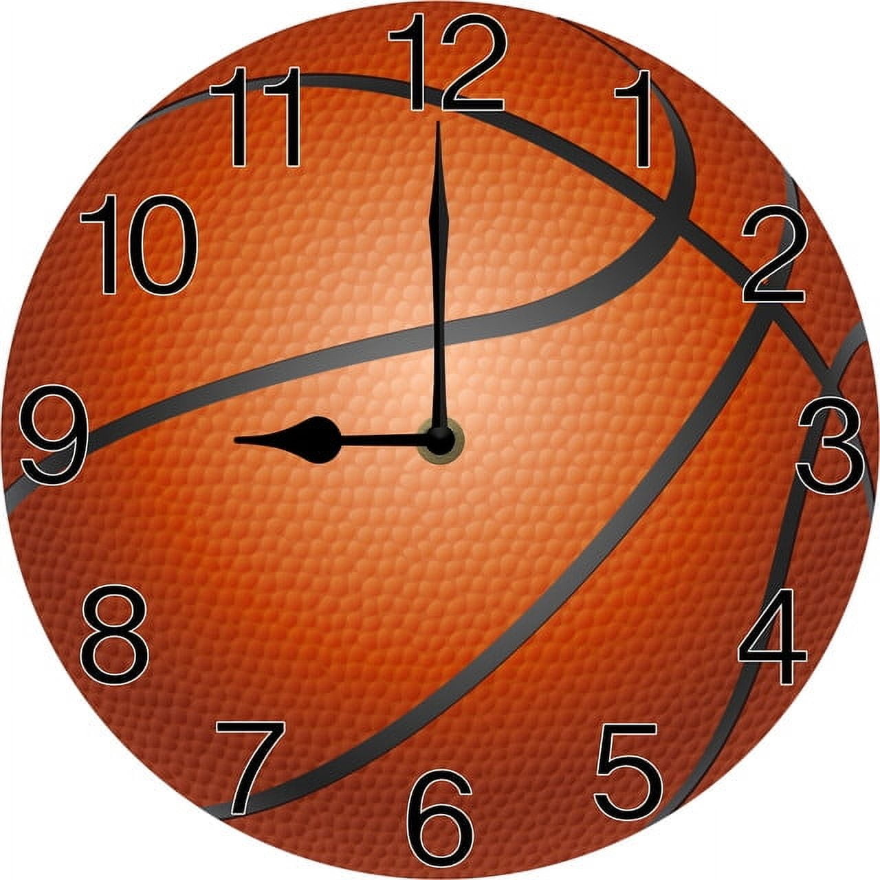 Basketball Wall Clock Basketball Decor Gifts For Boys Sports Theme ...