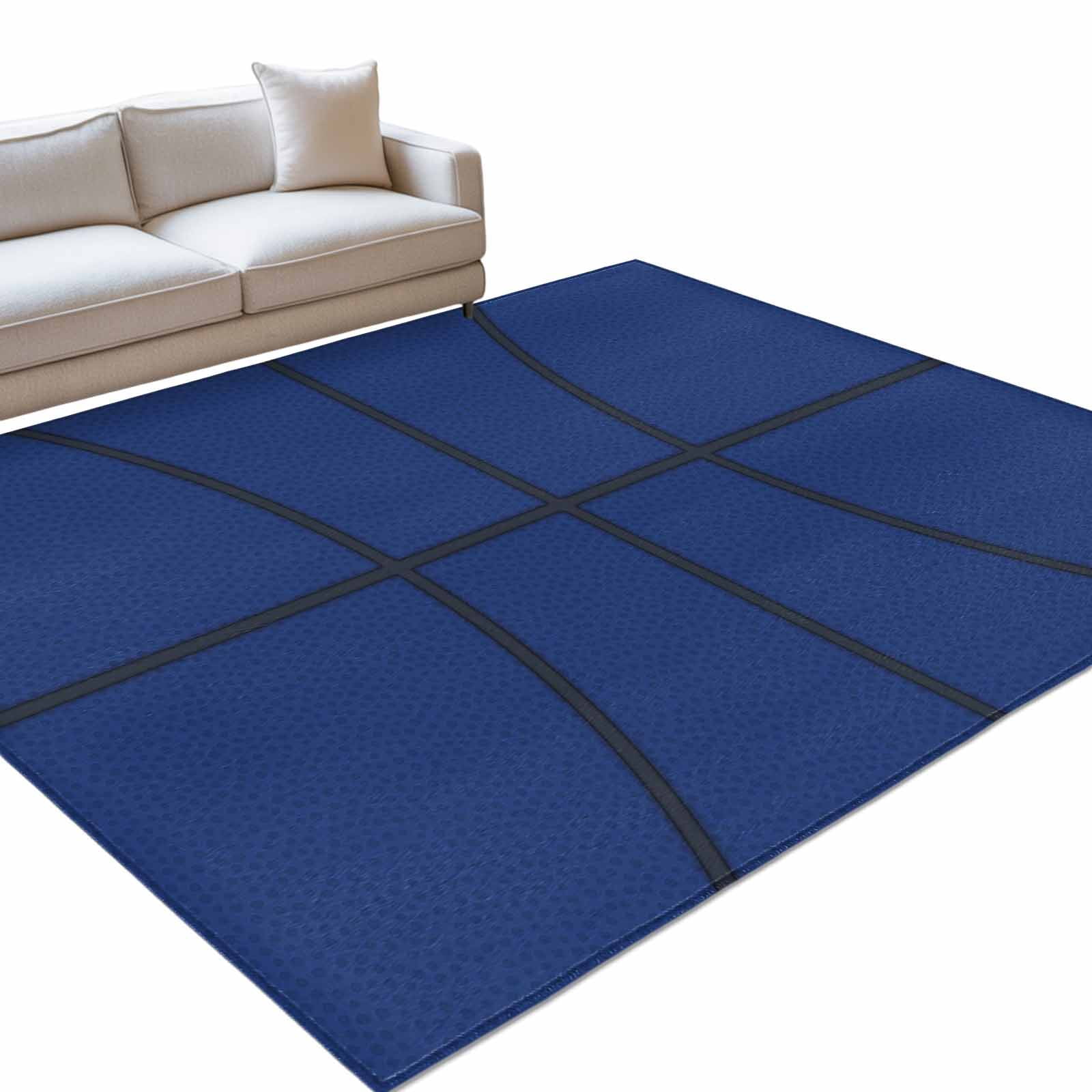 Basketball Washable Rug 2.7x5 Area Rug for Living Room Bedroom Non Slip ...