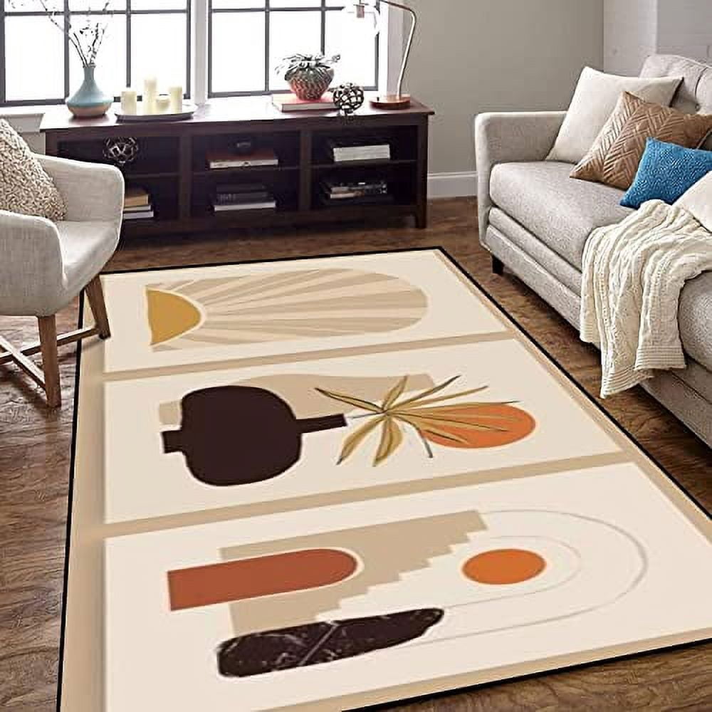 Basketball Wood Court Rectangle Rugs Boys Teens Room Decor Carpet for ...