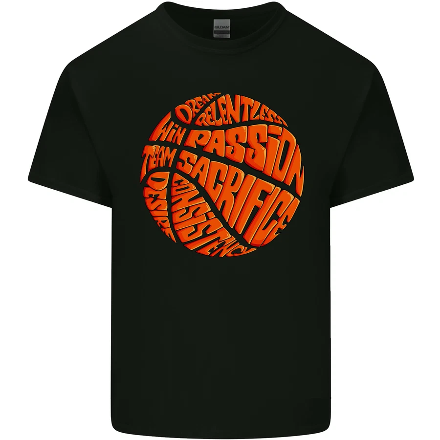 Basketball Word Art Typography Athletic Sports Graphic Cotton Shirt,for ...