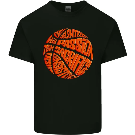 Basketball Word Art Typography Athletic Sports Graphic Cotton Shirt,for ...