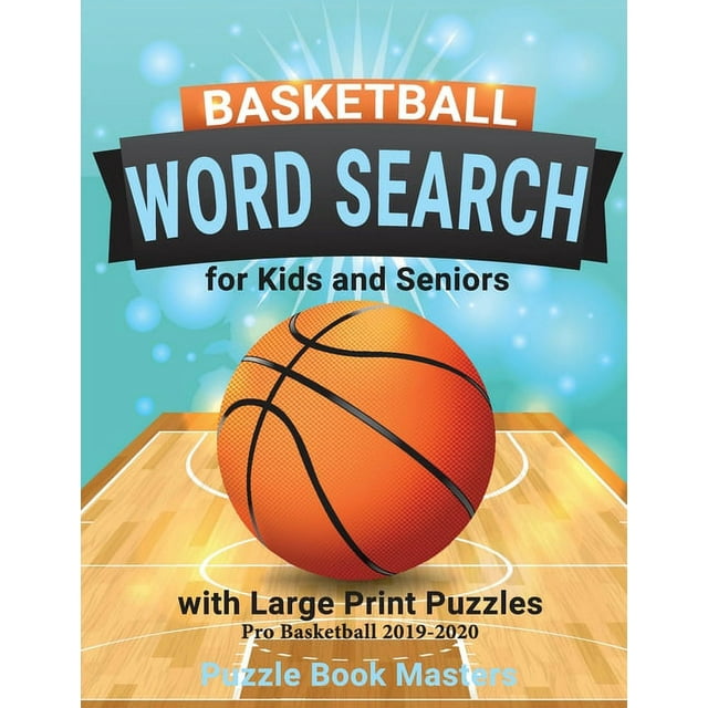 Basketball Word Search for Kids and Seniors with Large Print Puzzles ...